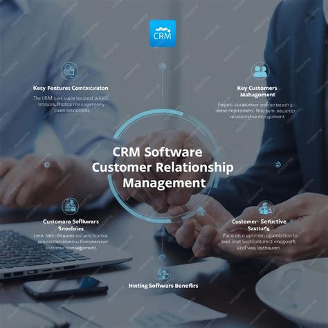 Professional Crm Image With Advanced Software Interface Premium Ai