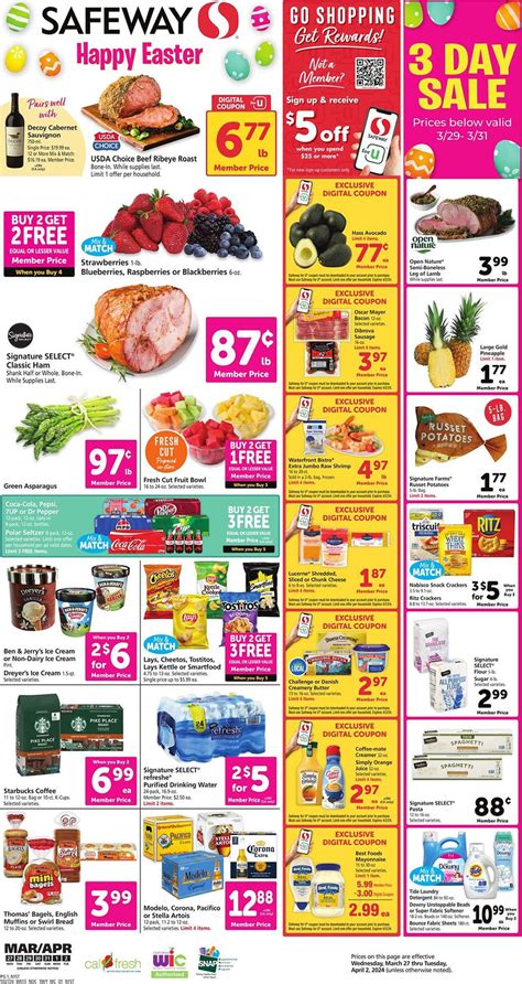 Safeway Weekly Ad For This Week 10 9 24 — 10 15 24 Current