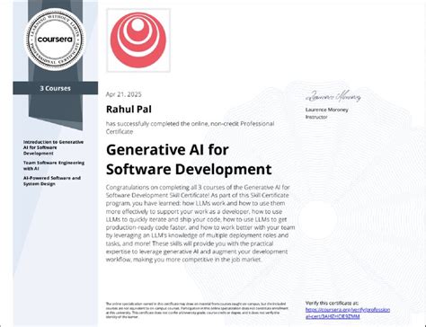 generativeai aiinsoftwaredevelopment ai softwareengineering… rahul p