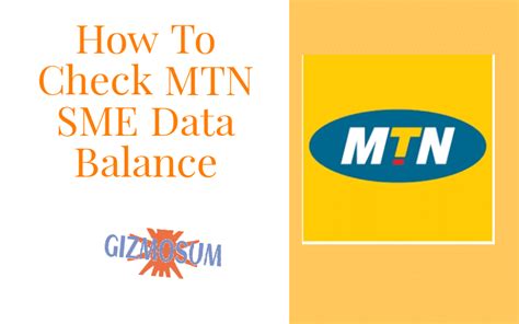 How To Check Mtn Sme Data Balance In 2024