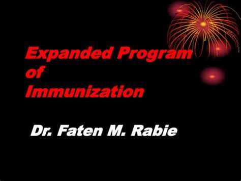 Expanded Program On Immunization Pptx