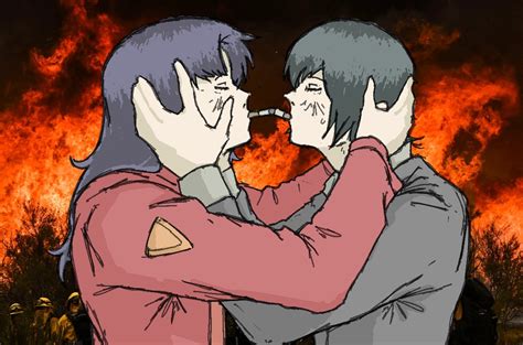 Rule 34 2girls Chainsaw Man Cigar Cigarette Fanon Couple Female