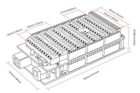 Arduino Mega Skrue Terminal Expansion Shield Ardustoredk