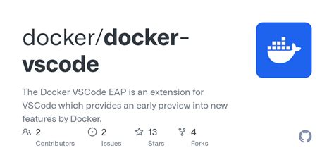 Actions · Docker Docker Vscode · Github