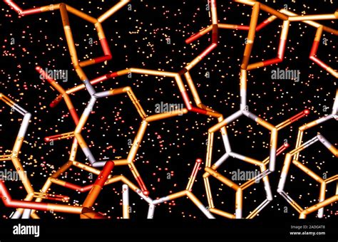 Dna Molecule Computer Graphic Of A Segment From A Dna