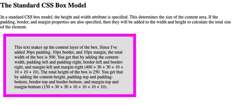 A Basic Walkthrough of the CSS Box Model