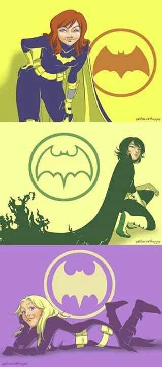 The Batgirls Barbara Cassandra And Stephanie Batgirl Comic Books