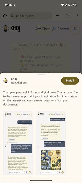 web khoj ai
