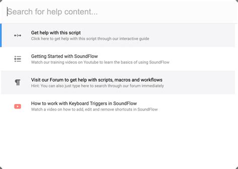 Getting Help Soundflow Documentation