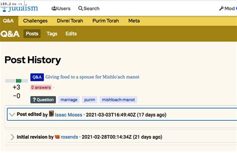 history diff does not show retagging · issue 326 · codidact qpixel