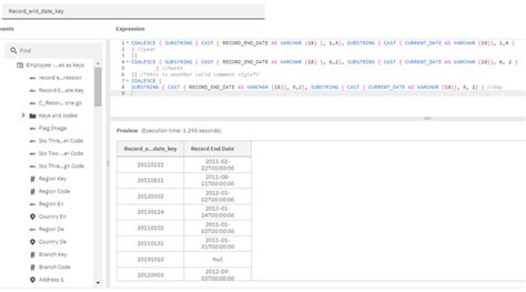 Cognos Analytics Modelling Expression Editor