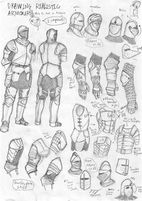 Medieval European Armour Sketch By Iron Sage On Deviantart