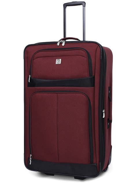 Protege 28 Regency Checked 2 Wheel Upright Luggage Walmart Exclusive