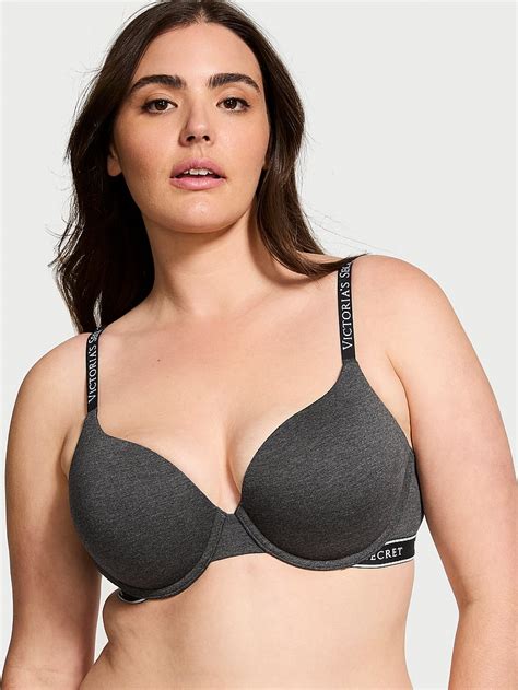 Buy Push Up Perfect Shape Cotton Bra Charcoal Heather Grey Order