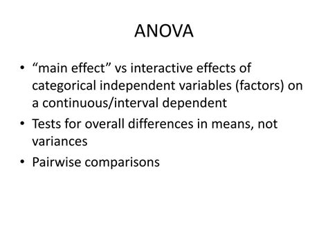Ppt Anova Notes Powerpoint Presentation Free Download Id 362245
