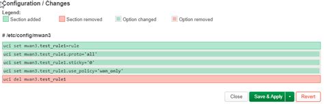 Luci App Mwan3 Adding Rule In 22030 Rc5 Gets Deleted Again · Issue 5892 · Openwrtluci · Github