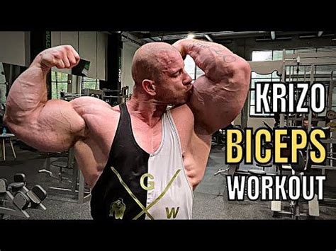 Krizo Biceps Workout 2 Weeks Out Workout Biceps Workout Biceps