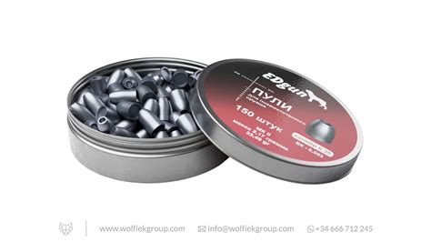 Edgun Knockout Airgun Slugs Mkii Cal 250 635mm 217g 3349gr