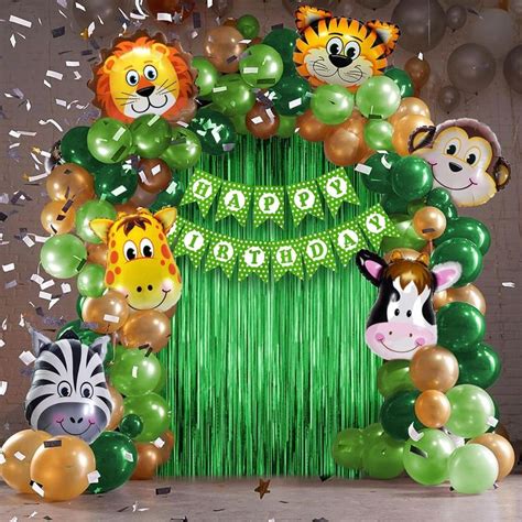 Jungle Theme Wall Decoration Bliss Balloon Decorations In Ncr