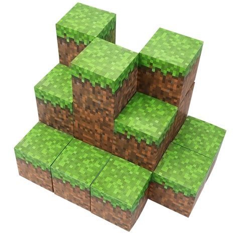 Ocnova 24 Pcs Treat Boxes For Game Miner Theme Birthday Decorations