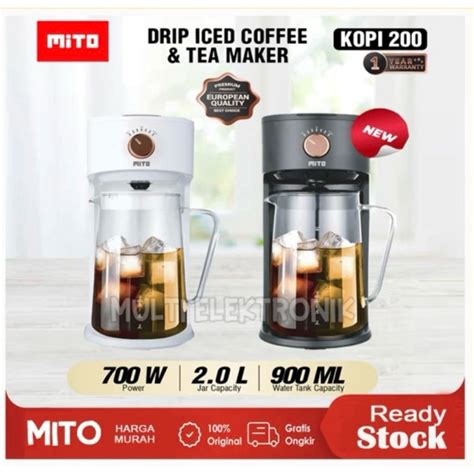 Mesin Mito Kopi 200 Drip Ice Coffee And Tea Maker Mito 2 L Coffee Tea Machine Shopee Malaysia