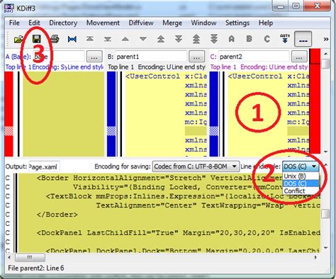 Kdiff3 There Is A Line End Style Conflict Stack Overflow