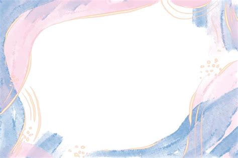 손으로 그린 수채화 스플래시 핑크 블루 골드 추상적 인 배경 무료 벡터