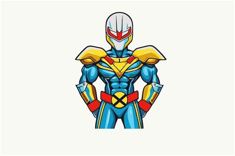 Premium Vector Robotic Android Mascot Sublimation Vector