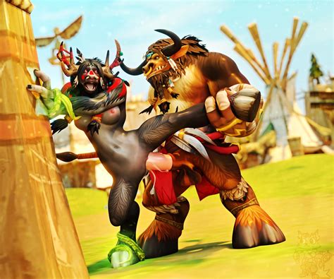 Rule 34 3d Blizzard Entertainment Female Kingofdracthyr Large Penis Tagme Tauren Tauren Female