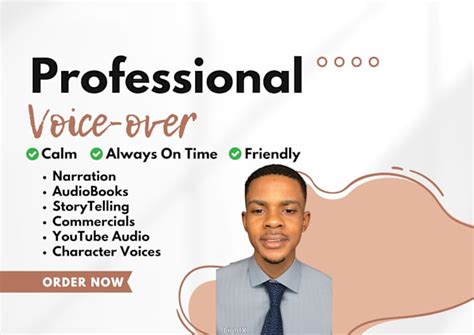 Record A Professional Male Or Female Voice Over Or Dubbing By Jameschiagozie Fiverr