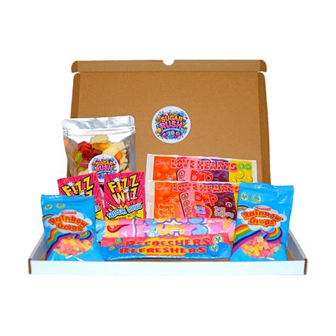 Small Retro Box Sugar Rush Candy