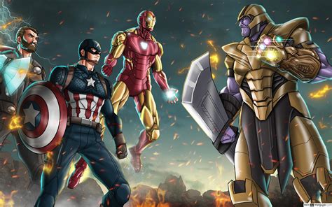 Avengers Endgame Battle Of Earth Wallpapers Wallpaper Cave