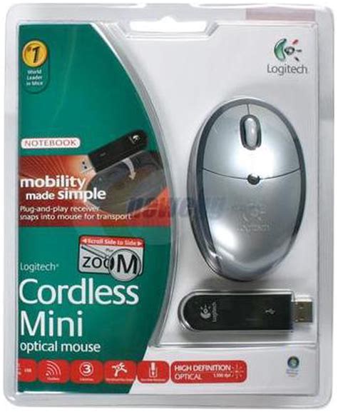 Logitech Cordless Mini Optical Mouse Newegg Com