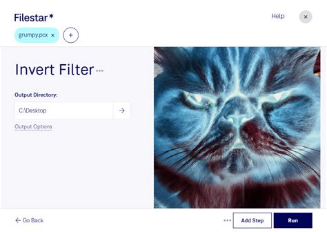 Filestar Invert Pcx Filter