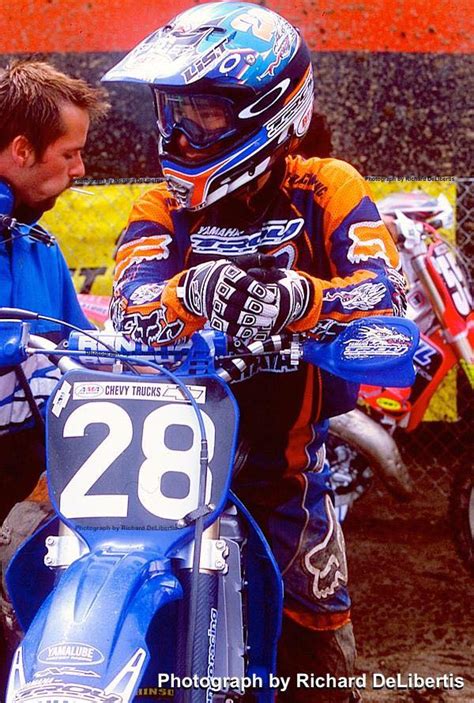 90s Motocross Ernesto Fonseca On The 125 Yamaha Of Troy