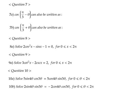 Solved Can Someone Help Me In These Maths Trigo Question As Chegg