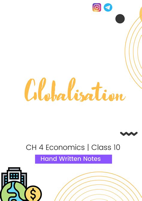 Solution Globalisation Class 10 Social Science Civics Best Handwritten