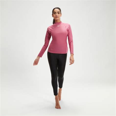 Womens Long Sleeve Rash Top Speedo