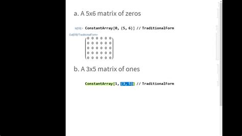 solved [m] read the documentation for your matrix program and write
