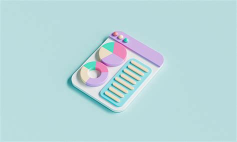 3d 비즈니스 그래프 차트 아이콘 3d Business Chart Graph Icon 유토이미지 상세페이지 베이직샵 3d 22683188