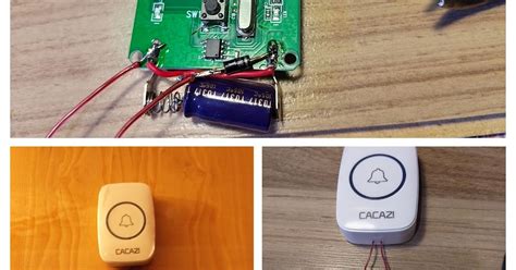 Приспособяване на предавател за безжичен звънец към съществуваща звънчева инсталация 3 8v