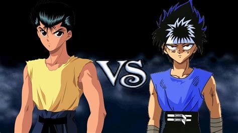 Yu Yu Hakusho Dark Tournament Yusuke Vs Hiei Hard Youtube