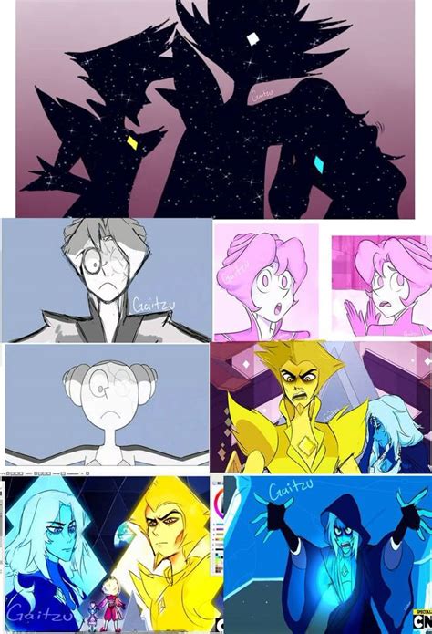 Si Las Diamantes Fueran Hombres Steven Universe Steven Universe Fusiones Steven Universe