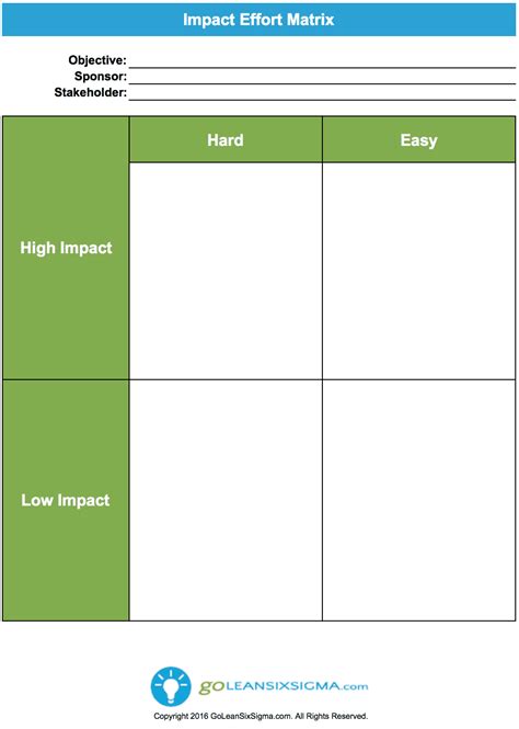 Impact Effort Grid Template Templates Hexagon