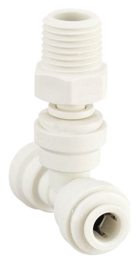 John Guest Tee 1 4 In Od 1 4 In Od X 1 4 In Pipe Size Push Fit Tee Fitting 1wtr1 Pp100822w