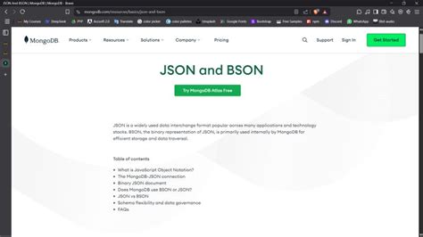 Day91 Bson Json Mongodb Nosql Backenddevelopment 100daysofcode Abhijeet Dhokne