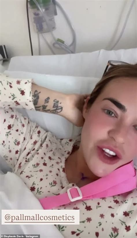 Stephanie Davis Fears She Wont Wake Up From Surgery Ahead Of Her