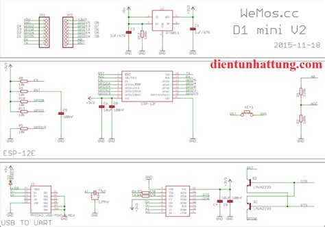 Sơ đồ Nguyên Lý Esp8266 Hướng Dẫn Chi Tiết Và ứng Dụng Thực Tiễn