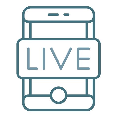 Live Stream Line Two Color Icon 16868131 Vector Art At Vecteezy