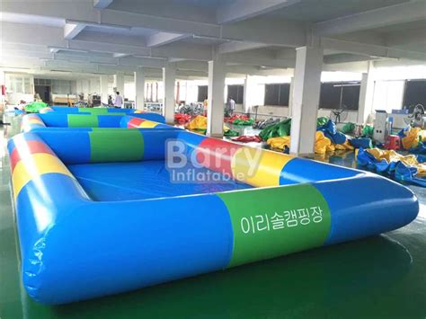 Customizable Size Logo Pvc New Square Durable Self Inflatable Lounge